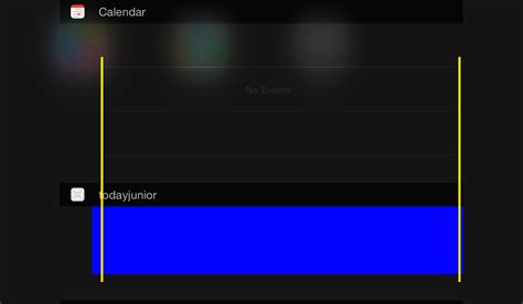 Ios Properly Align Elements In Notification Center Widget Using Auto
