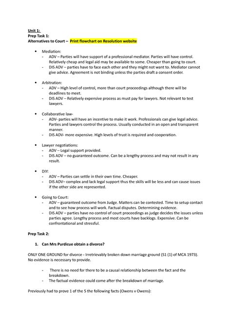 Unit 1 Unit 1 Lecture Notes Unit 1 Prep Task 1 Alternatives To