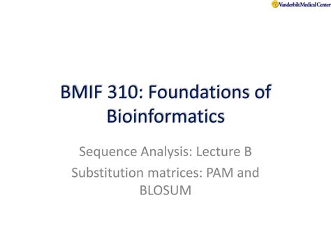 substitution matrices pam and blosum