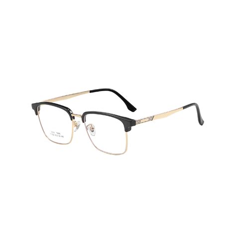 17109 Vintage Half Frame Semi Rimless Clear Lens Glasses Zhejiang Yanni