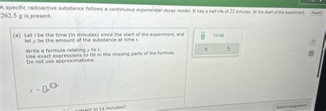 Solved A Specific Radioactive Substance Follows A Continuous
