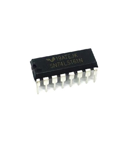 Ic 74161 4 Bit Binary Counter Ic Robot Pi Shop