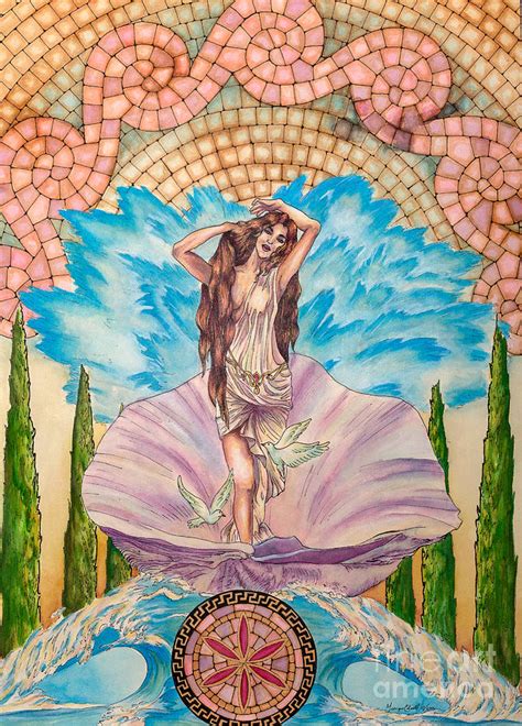 Aphrodite Painting By Georges Loewenguth Fine Art America