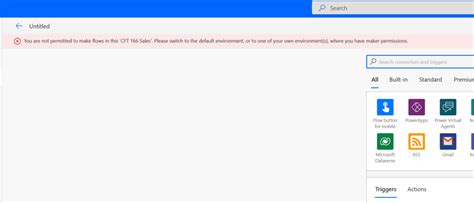 Users Cannot Create Flows In Power Automate Environment Maker Permissions D365 Demystified