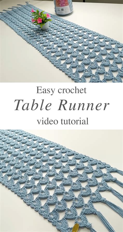 Crochet Easy Table Runner Creating A Stunning Decor Crochetbeja