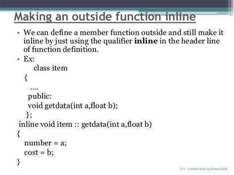 Classes And Objects In C