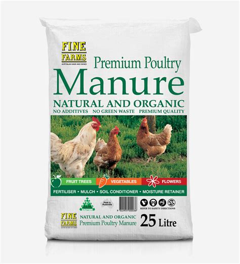 Fine Farms 25l Premium Poultry Manure Fine Farm Organics