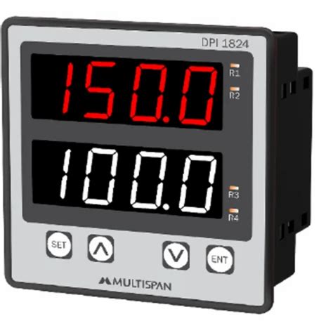 Digital Panel Mount MULTISPAN Dual Process Indicator DPI 122 999 To 9999 Model Name Number