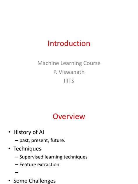 machine learning introduction pdf statistical classification