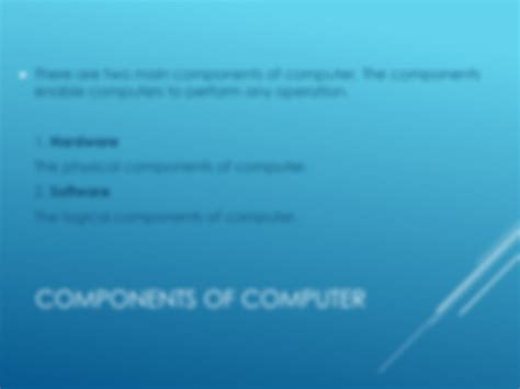 Solution Lecture 02 Basic Concept Of Computer Studypool