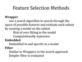 Wrapper feature selection method | PPT