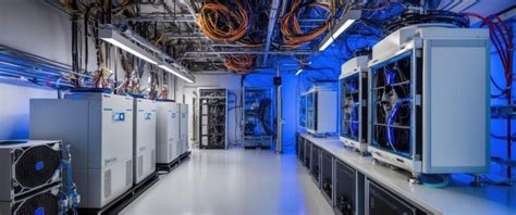 A High Tech Quantum Computing Lab Featuring Cryogenic Cooling Systems Premium Ai Generated Image