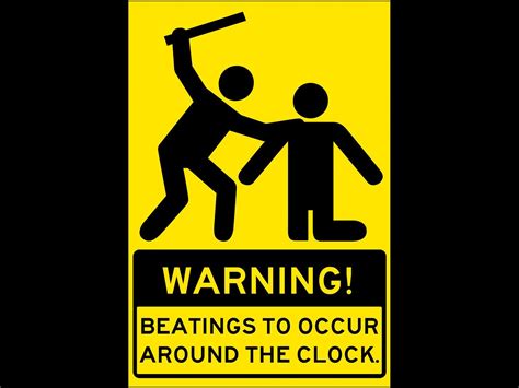 Funny Warning Signs Wallpaper