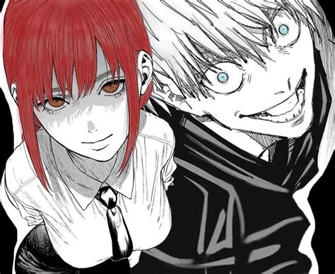 Makima X Gojo Ideas In Anime Crossover Anime Art Anime Characters