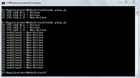Javascript Ping Continuously Like Ping In CMD Using Node Js Stack Overflow
