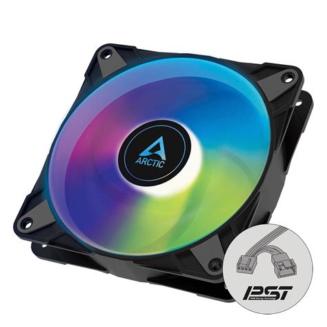P12 Pwm Pst A Rgb 120 Mm A Rgb Pwm Fan With Cable Splitter Arctic