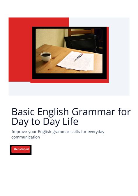 Basic English Grammar For Day To Day Life English Academy