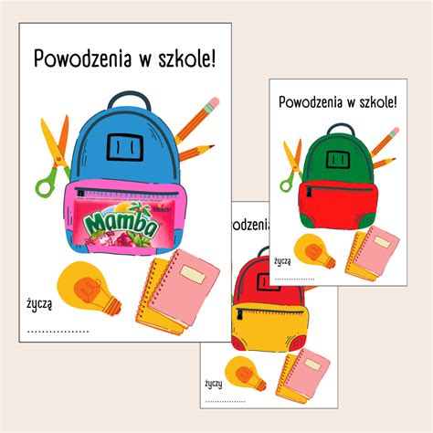 Powodzenia w szkole z MAMBĄ JaNauczycielka com