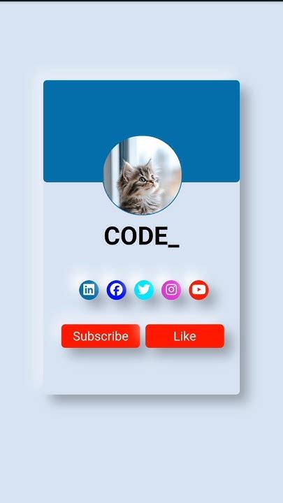 card coding htmlcss 👈😎 youtube