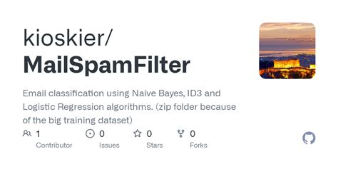 Github Kioskiermailspamfilter Email Classification Using Naive
