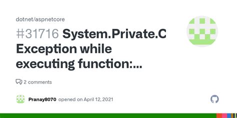 System Private CoreLib Exception While Executing Function Function System Data SqlClient