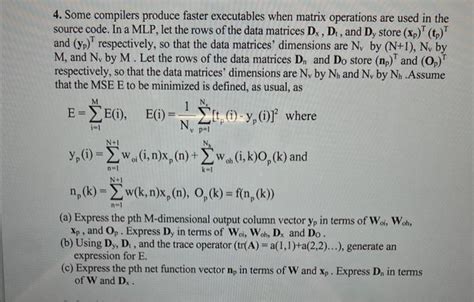 4 some compilers produce faster executables when
