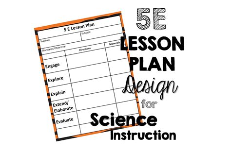 The 5e Model Our New Lesson Plans Queen Of The Jungle