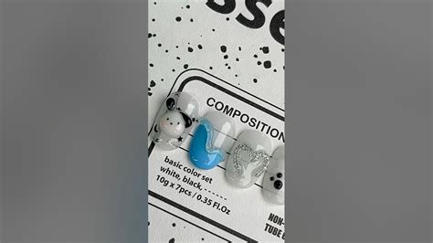 귀여운 포차코 네일🐾 Youtube