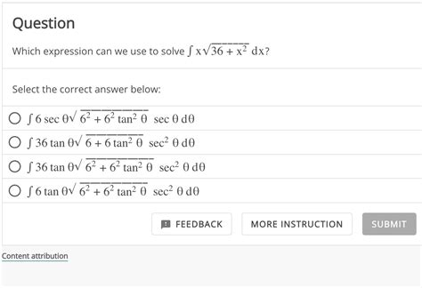 Solved Question Which Expression Can We Use To Solve Chegg Com