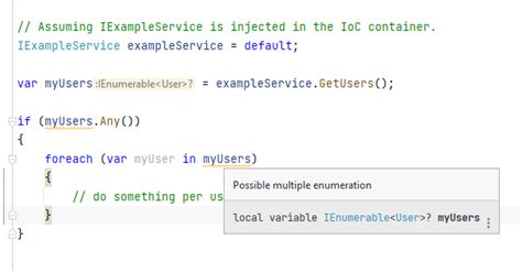 Beware Of Multiple Enumeration Of IEnumerable David S Blog