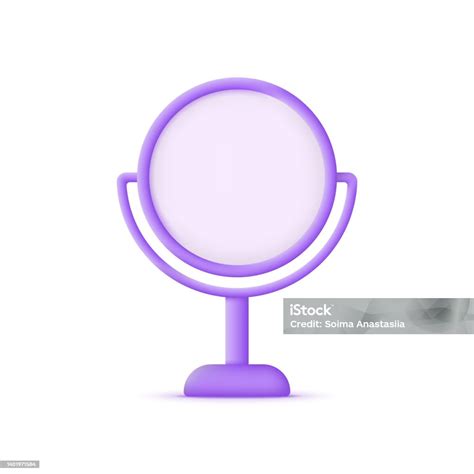 흰색 배경에 고립 된 3d 거울 거울에 대한 스톡 벡터 아트 및 기타 이미지 거울 닦기 라벨 Istock