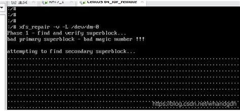 Centos 7 无法启动，entering Emergency Mode问题解决 Csdn博客