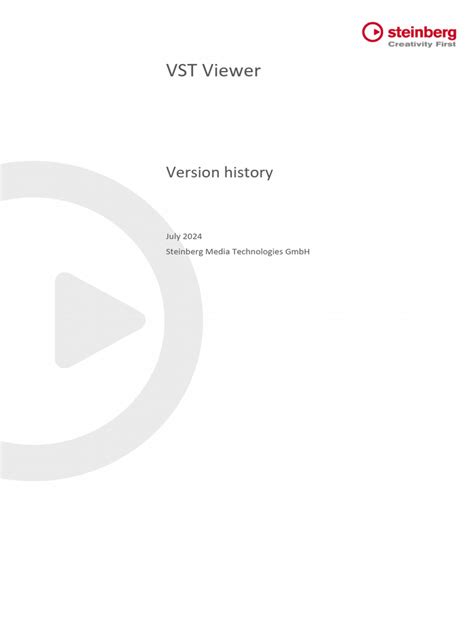 Vst Viewer 1 0 61 Version History Pdf Software Computing