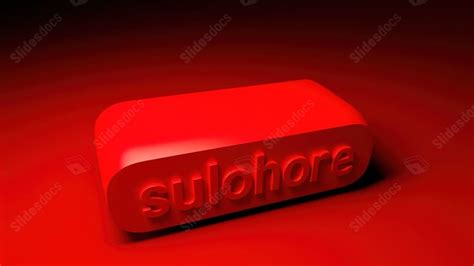 Red Accentuates The 3d Rendered Subscription Button Powerpoint