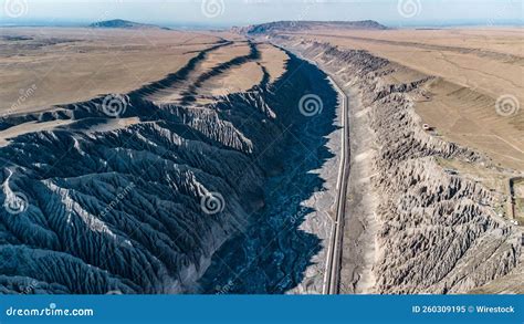 Aerial View Of A Transform Fault Stock Image Image Of Drone Geology 260309195
