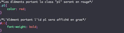 Les Attributs Html Id Et Class Et Leur Utilisation En Css