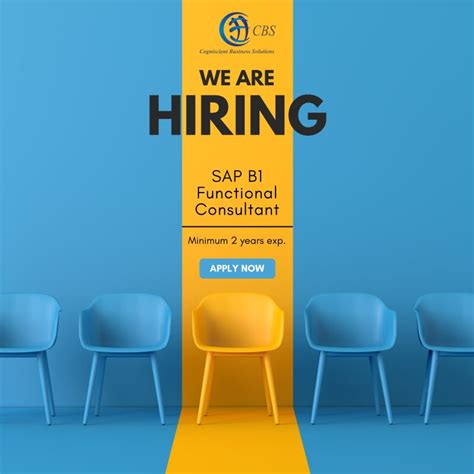 Cogniscient Business Solutions On Linkedin Hiringnow Sapconsultant Noidajobs Sap Sapfunctional