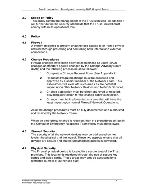 Firewall Management Policy Free Download