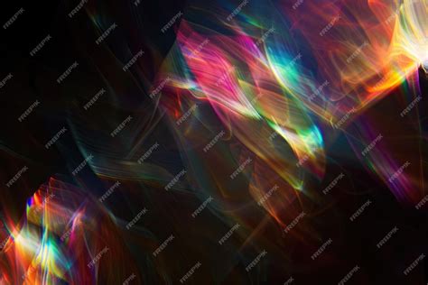 Premium Photo Prismatic Diffraction Effect Photo Overlays Perfect For Adding Vibrant Colorful