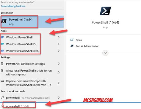 How To Run PowerShell Script MCSAGURU