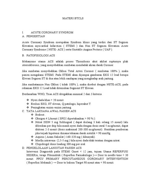Materi Btcls Pdf