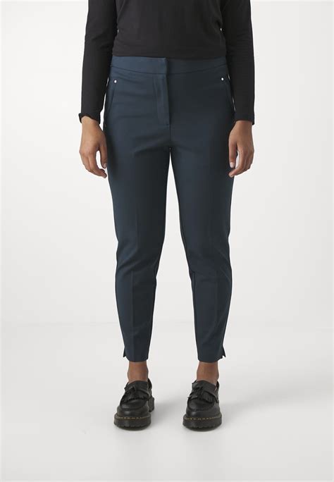 Anna Field Curvy Stoffhose Tealpetrol Zalandode