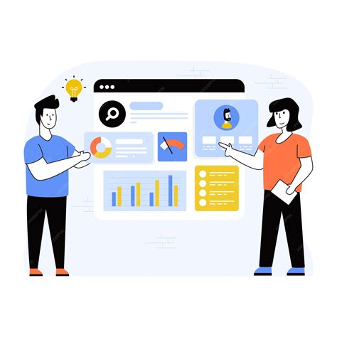 premium vector data analysis
