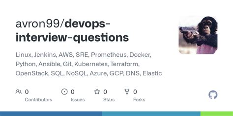 Github Avron99devops Interview Questions Linux Jenkins Aws Sre Prometheus Docker