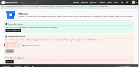 sharing integration clouddefense ai