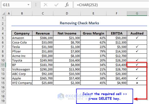 Character Code For Check Mark In Excel Printable Templates