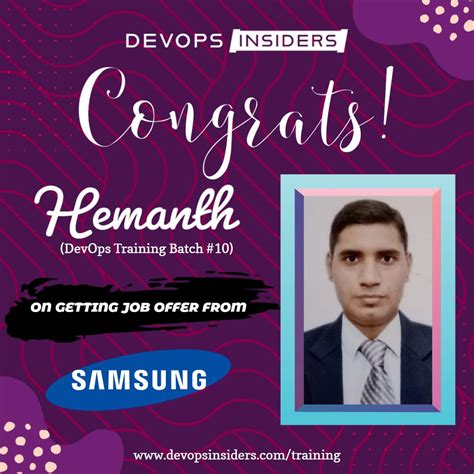devops insiders on linkedin devopsinsiders training congratulations
