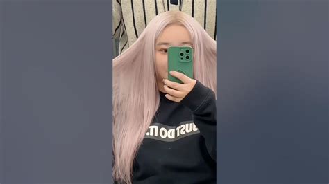 다 끊어진 머리에서 여신 백금발🩷 붙임머리 복구매직 염색 뿌리탈색 Youtube