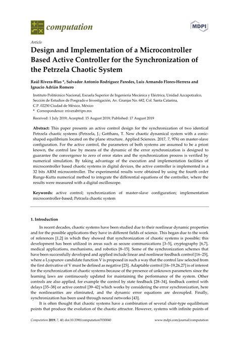 Pdf Design And Implementation Of A Microcontroller Based Active