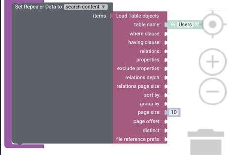 User Filtered Database Search Ui Builder Backendless Support